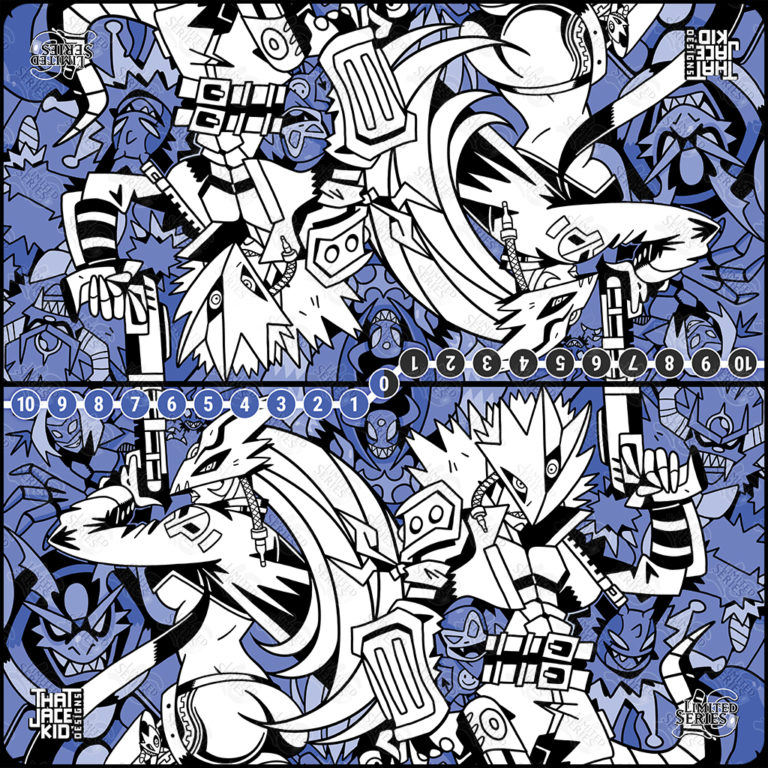 Beelzemon x BelleStarmon Mar 2023 Playmat - Limited Series